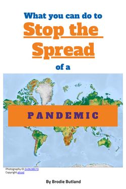 Book Creator | What You Can do to Stop the Spread of a Pandemic