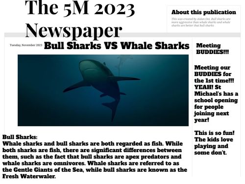 Book Creator | 5M Newspaper