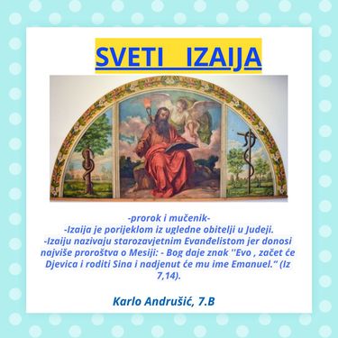 Book Creator | SVETI IZAIJA