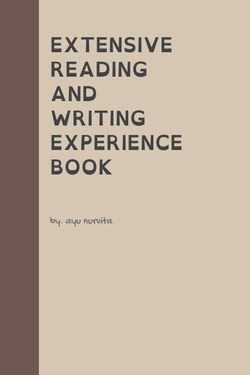 Book Creator | EXTENSIVE READING AND WRITING EXPERIENCE BOOK