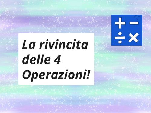 Book Creator | Le 4 operazioni S.B.