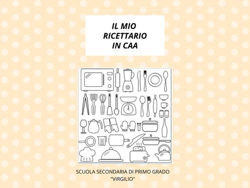 Book Creator | il mio ricettario in CAA