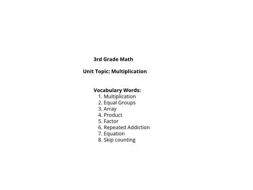 Book Creator | 3rd Grade Math Class