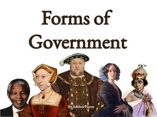 Book Creator | Forms of Government