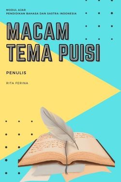 Book Creator | Macam-macam Tema Puisi