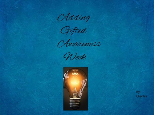 Book Creator | Adding Gifted Awareness Week
