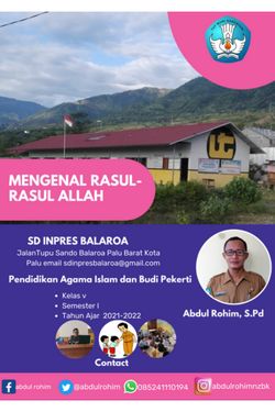 Book Creator | Pendidikan Agama Islam Kelas V Sekolah Dasar