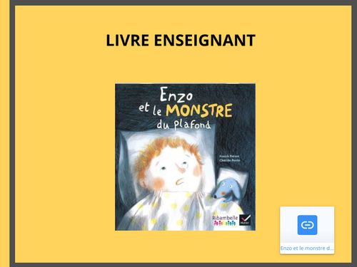 Book Creator | Enzo et le monstre du plafond