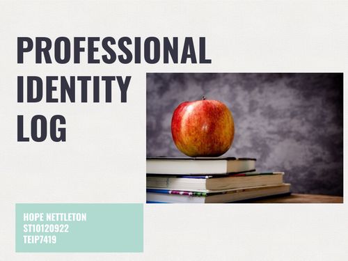 Book Creator | Professional Identity Log