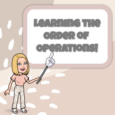 Book Creator | Learning the Order of Operations