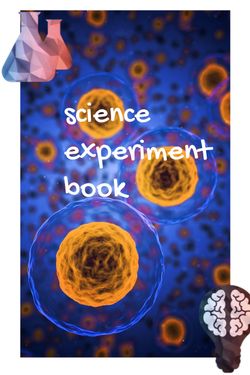 Book Creator | Science experiment book