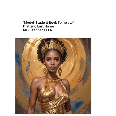 Book Creator | STUDENT TEMPLATE