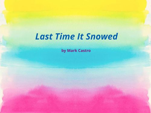 Book Creator | Last Time It Snowed