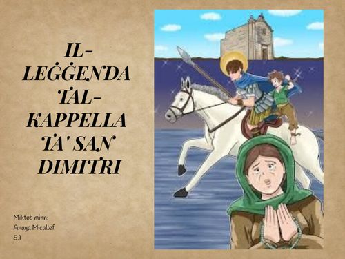 Book Creator | Il-Leġġenda tal-Kappella ta' San Dimitri