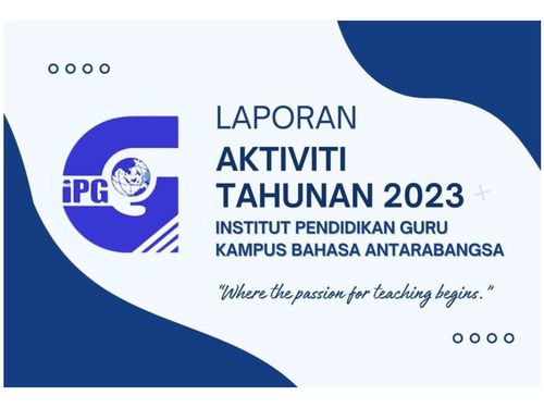 Book Creator | LAPORAN AKTIVITI TAHUNAN IPGKBA