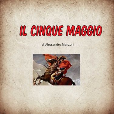 Book Creator | Il cinque maggio