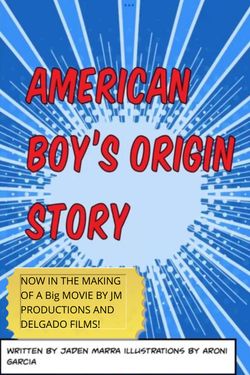 Book Creator | American Boy’s Origin Story