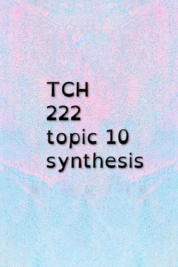 Book Creator | TCH 222 topic 10