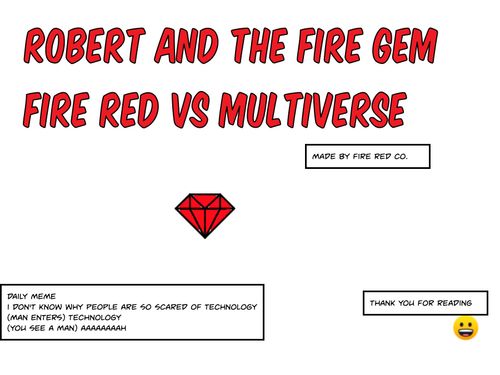 Book Creator | Fire red vs multiverse