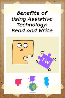 Book Creator | Benefits of Using Assistive Technology: Read and Write