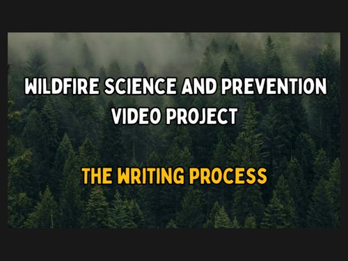 Book Creator | Wildfire Science And Prevention Project- The writing process