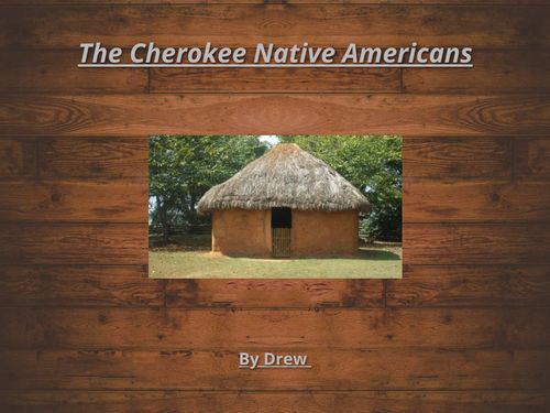 Book Creator | The Cherokee Native Americans