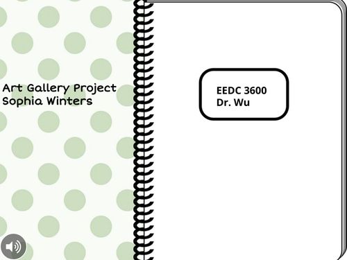 Book Creator | Art Gallery Project