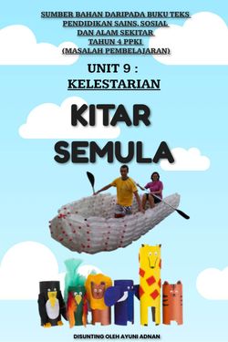 Book Creator | UNIT 9: KELESTARIAN (PSSAS TAHUN 4 PPKI )