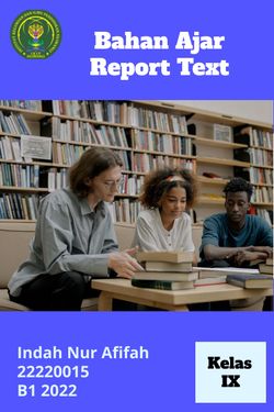 Book Creator | Bahan Ajar "Report Text"
