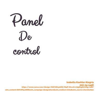 Book Creator | PANEL DE CONTROL