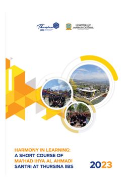 Book Creator | Harmony in Learning: A Short Course of Mahad Ihya Al Ahmadi Santri at Thursina IIBS