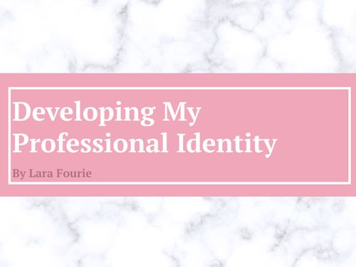 Book Creator | Developing My Professional Identity