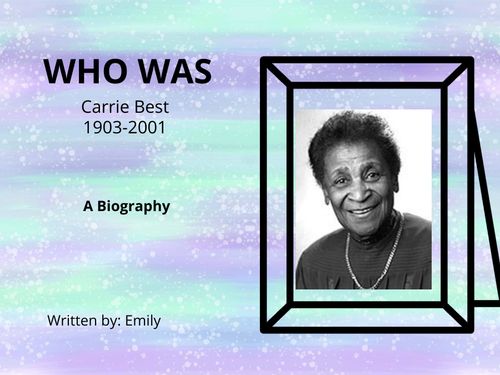 Book Creator | Biography of Carrie Best