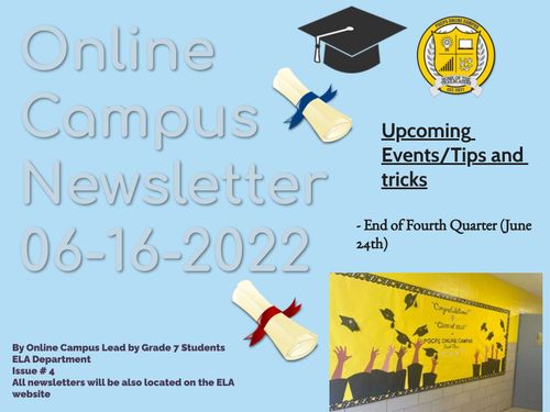 Book Creator | Online Campus Newsletter