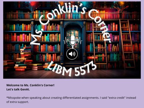 Book Creator | Ms. Conklin's Corner