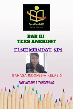Book Creator | Bab III Teks Anekdot