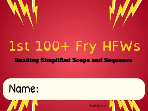 Book Creator | 1st 100 Fry High Frequency Words Reading Simplified ...