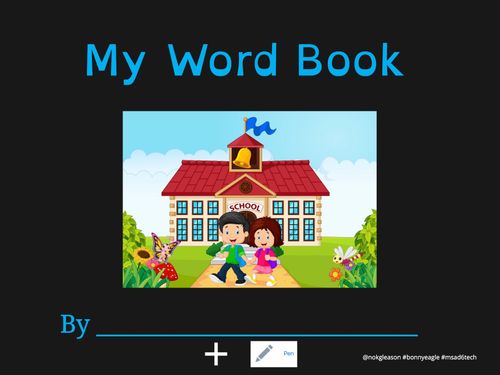 Book Creator | My Word Book (shareable)