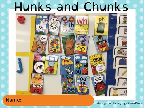 Book Creator | Hunks and Chunks