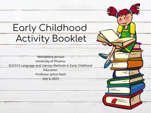Book Creator | Early Childhood Activity Booklet