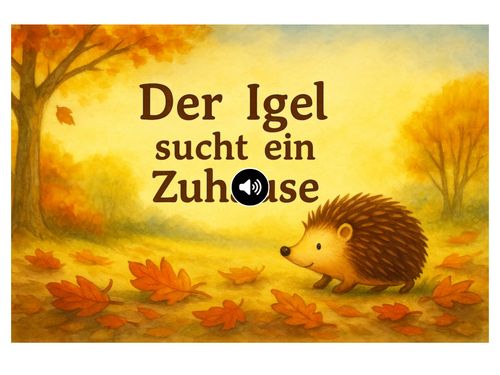 Book Creator | Der Igel sucht ein Zuhause