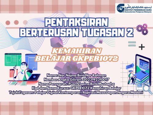 Book Creator | TUGASAN 2 KEMAHIRAN BELAJAR (GKEB1072)