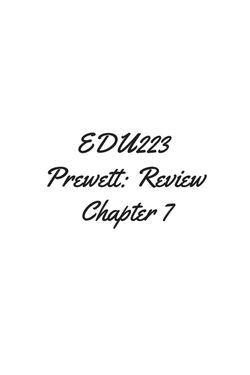 Book Creator | EDU223 Chapter 7 Review