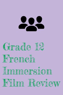 Book Creator | French Immersion Grade 12 Film Review