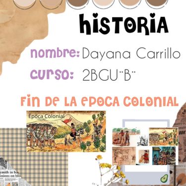 Book Creator | FIN DE LA ÉPOCA COLONIAL