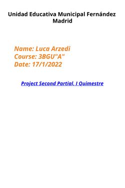 Book Creator | Project Second Partial, I QuimestreTarea