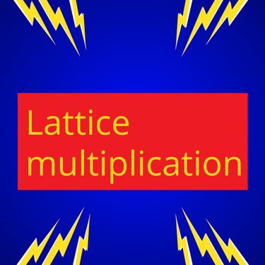 Book Creator | Lattice multiplication