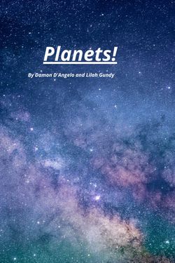 Book Creator | Planets