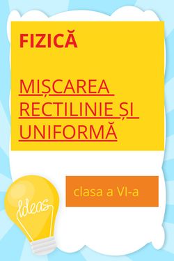 Book Creator | Miscarea rectilinie și uniformă