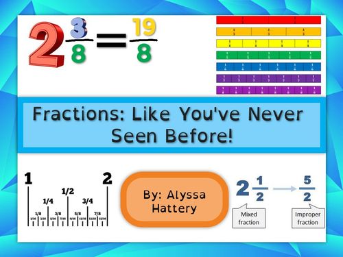 Book Creator | Fractions: Like You've Never Seen Before!